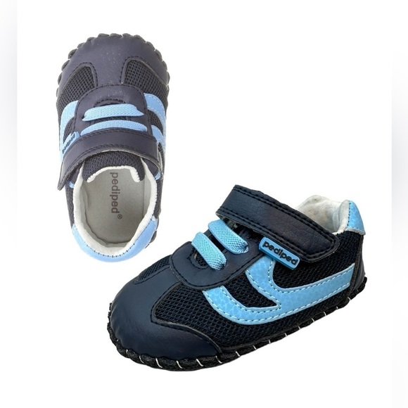 pediped | Shoes | Pediped Baby Shoes Size 6 To 2 Months Navy Blue ...